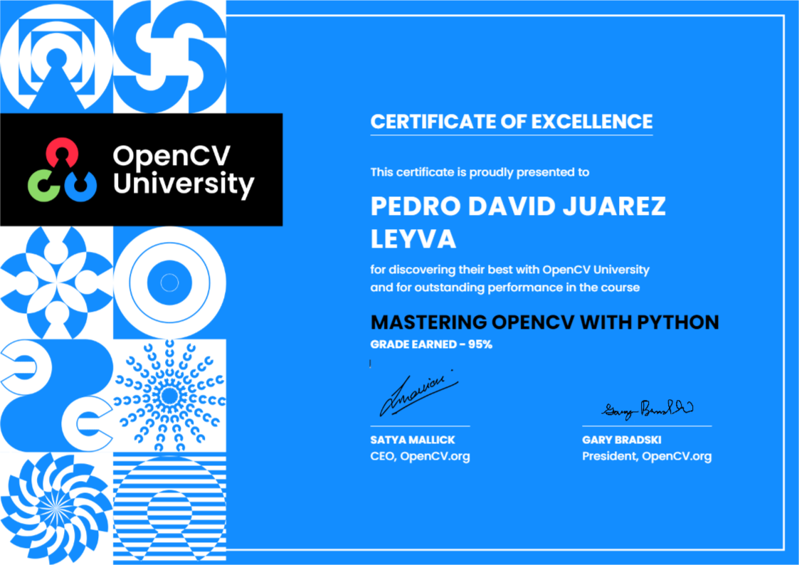 OpenCV MOCV Certificate | OpenCV