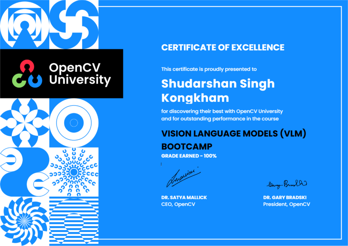 VLM Bootcamp Free VLM Bootcamp Certificate | OpenCV